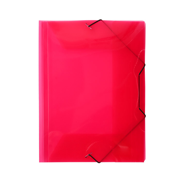 3 Flap Folder with Elastic Closure, Translucent, PP A4/Foolscap ...