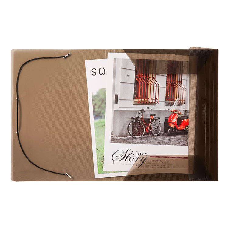 3 Flap Folder with Elastic Closure, Translucent, PP A4/Foolscap ...