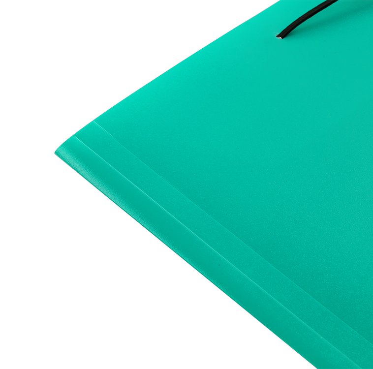 A4 PP economical 3 flap folder with elastic closure
