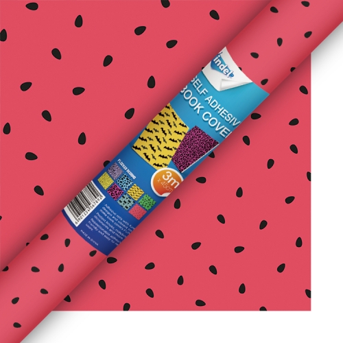 Self-adhesive Book Cover Flocked Watermelon